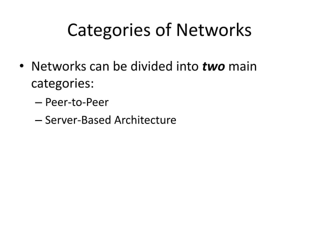Lecture 2 types of network | PPTX | Internet | Computing