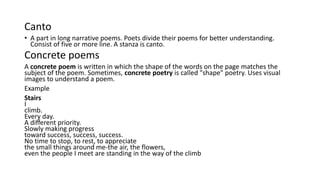 Lecture 2 – Types of Poetry.pptxwwggrwgewe | PPTX | Poetry | Books and ...