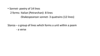 Lecture 2 – Types of Poetry.pptxwwggrwgewe | PPTX | Poetry | Books and ...