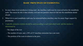 Extraction techniques in oral and maxillofacial surgery | PPTX