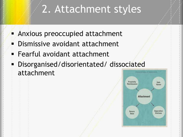Lecture 2 understanding the role of dissociation and attachment | PPTX