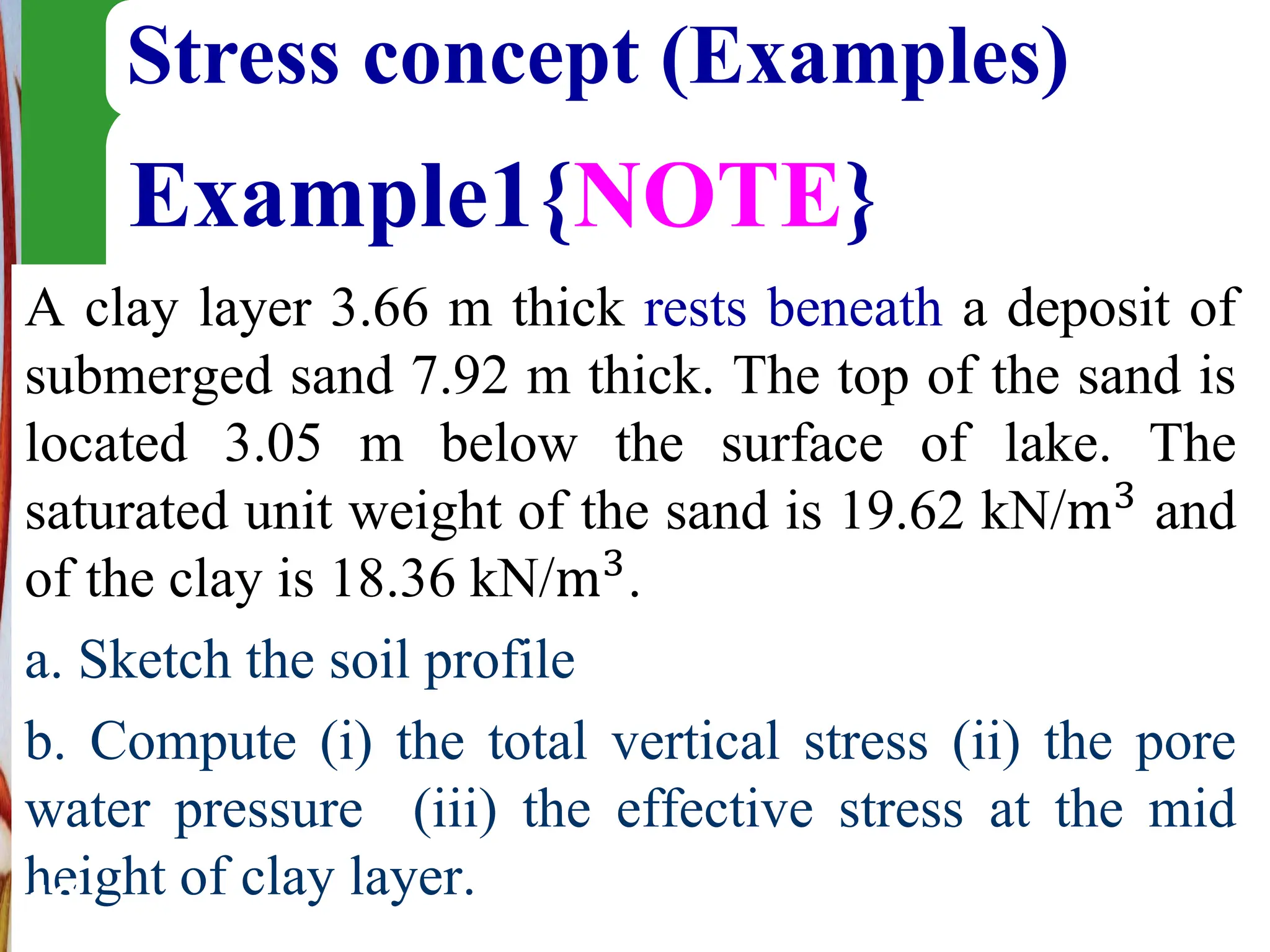 Lecture2_Vertical Stress for soil Mechanics in civil engineering ...
