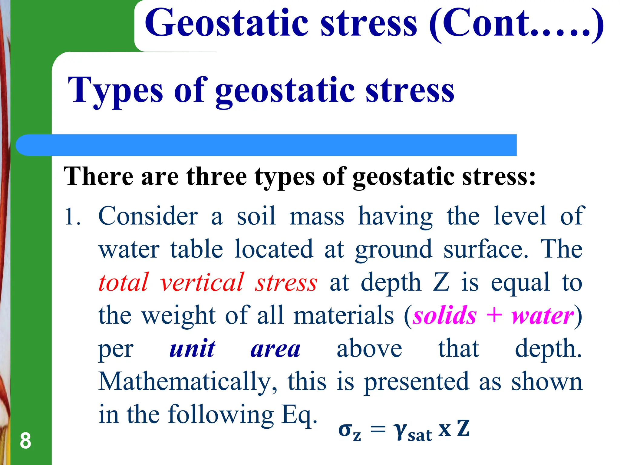Lecture2_Vertical Stress for soil Mechanics in civil engineering ...