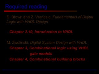 Lecture2 vhdl refresher | PPT