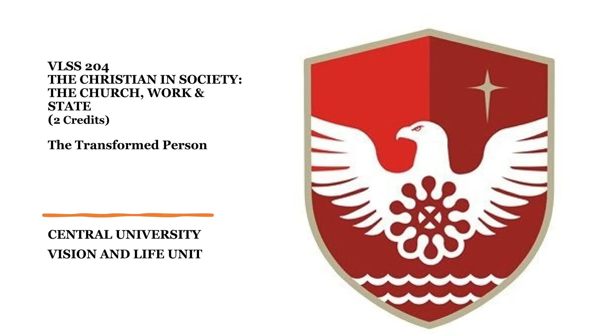 THE TRANSFORMED PERSON.pptx for students | PPT