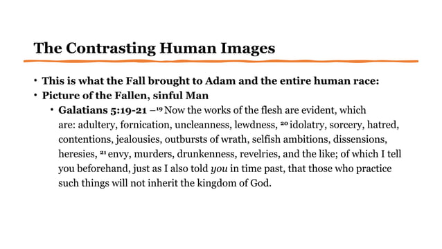 THE TRANSFORMED PERSON.pptx for students | PPT