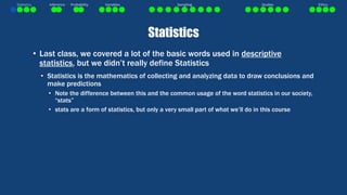 Lecture 2 What is Statistics, Anyway | PPTX