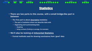 Lecture 2 What is Statistics, Anyway | PPTX