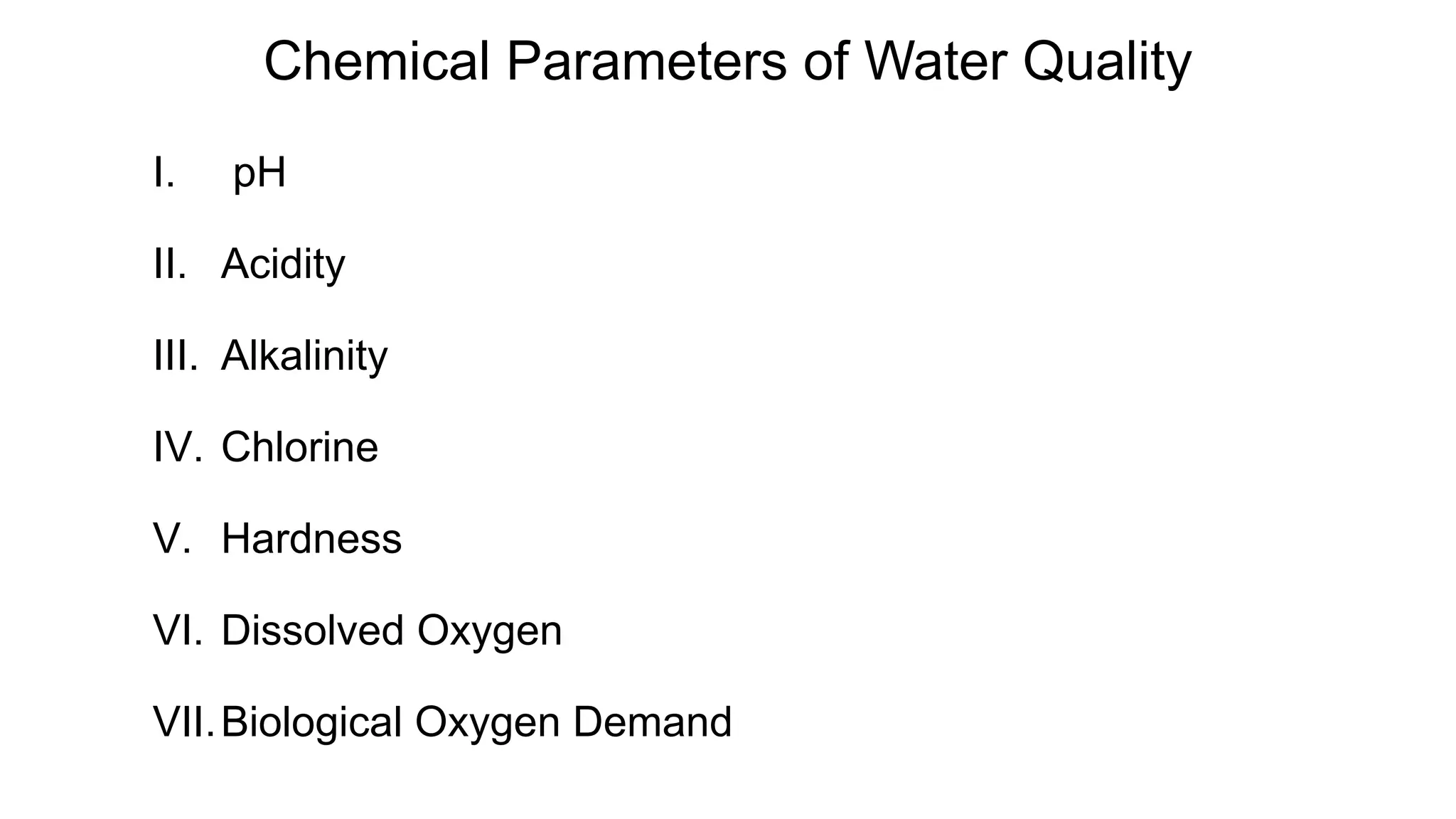 Water quality parameters | PDF