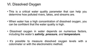 Water quality parameters | PDF