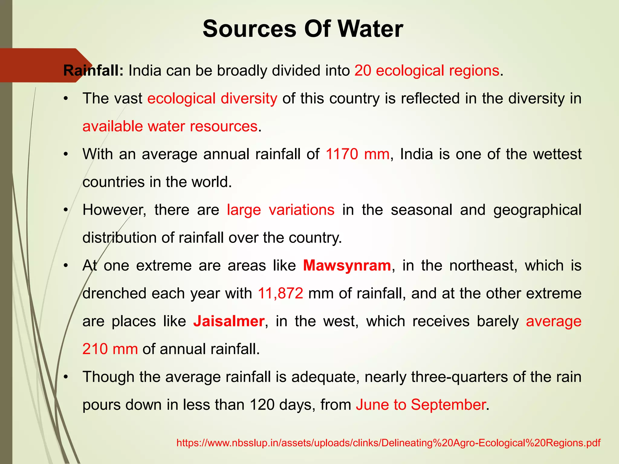 Lecture 3 0ppt Water resources | PDF