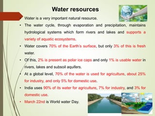 Lecture 3 0ppt Water resources | PDF