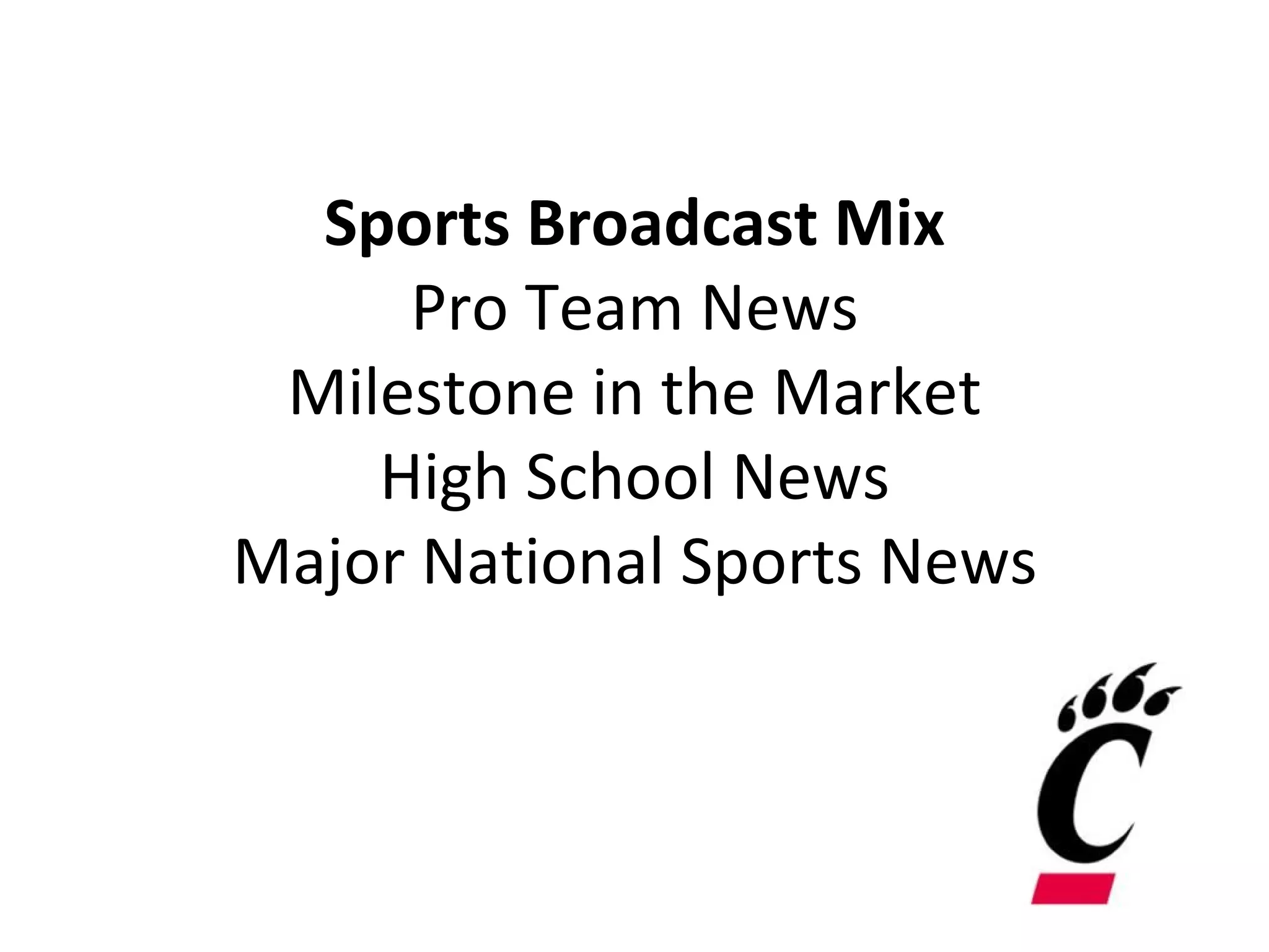 Media Relations in Sport: Lecture #3 | PPT