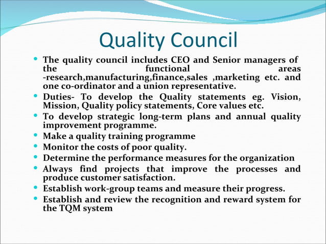 Lecture of TQM | PPT | Business Operations | Business