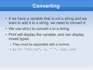 Anton Kasyanov, Introduction to Python, Lecture3 | PPT