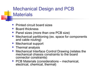 High Performance Printed Circuit Boards - Lecture #3 | PPT