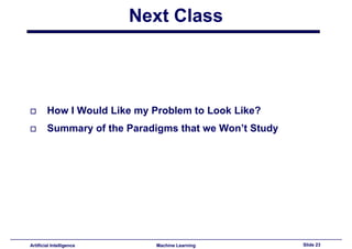 Lecture3 - Machine Learning | PDF