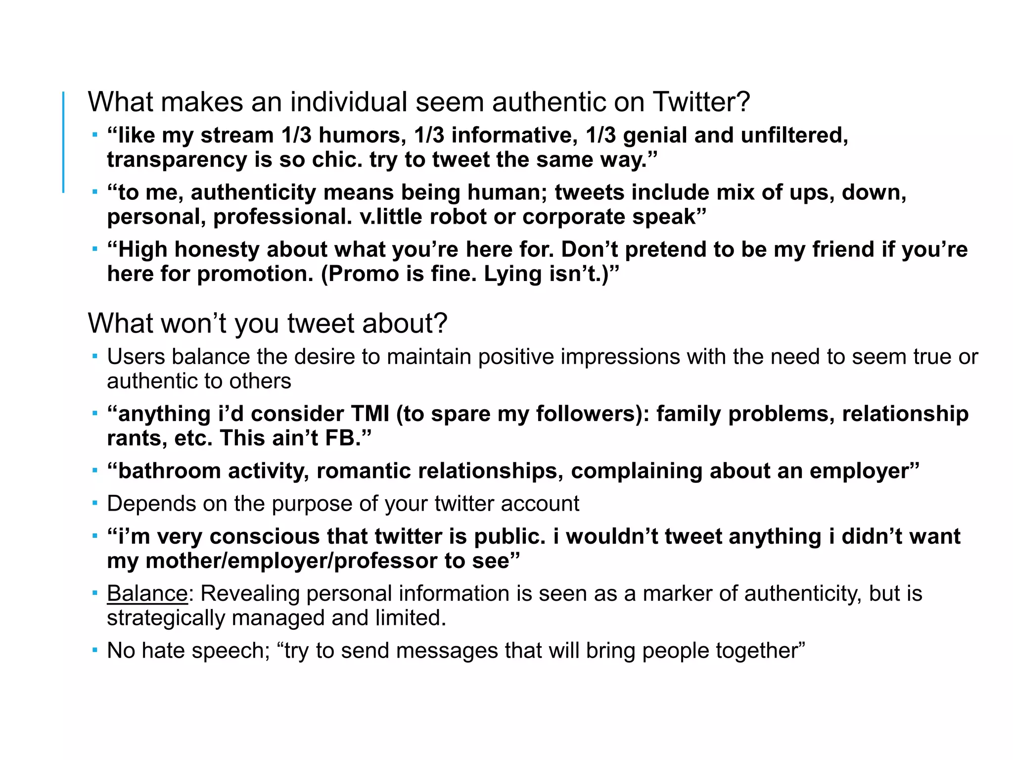 #Manship4002 Lecture 3 - I Tweet Honestly, Passionately | PPTX