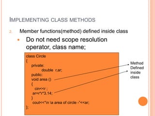 C++ And Object in lecture3 | PPT