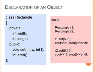 C++ And Object in lecture3 | PPT