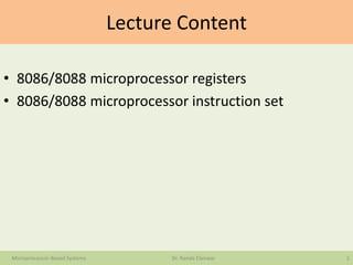 Microprocessors-based systems (under graduate course) Lecture 3 of 9 ...