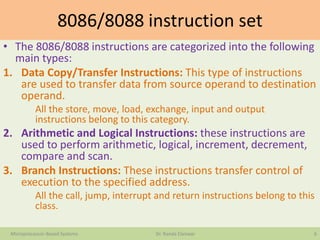 Microprocessors-based systems (under graduate course) Lecture 3 of 9 ...