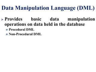 Database systems - Chapter 2 (Remaining) | PPTX
