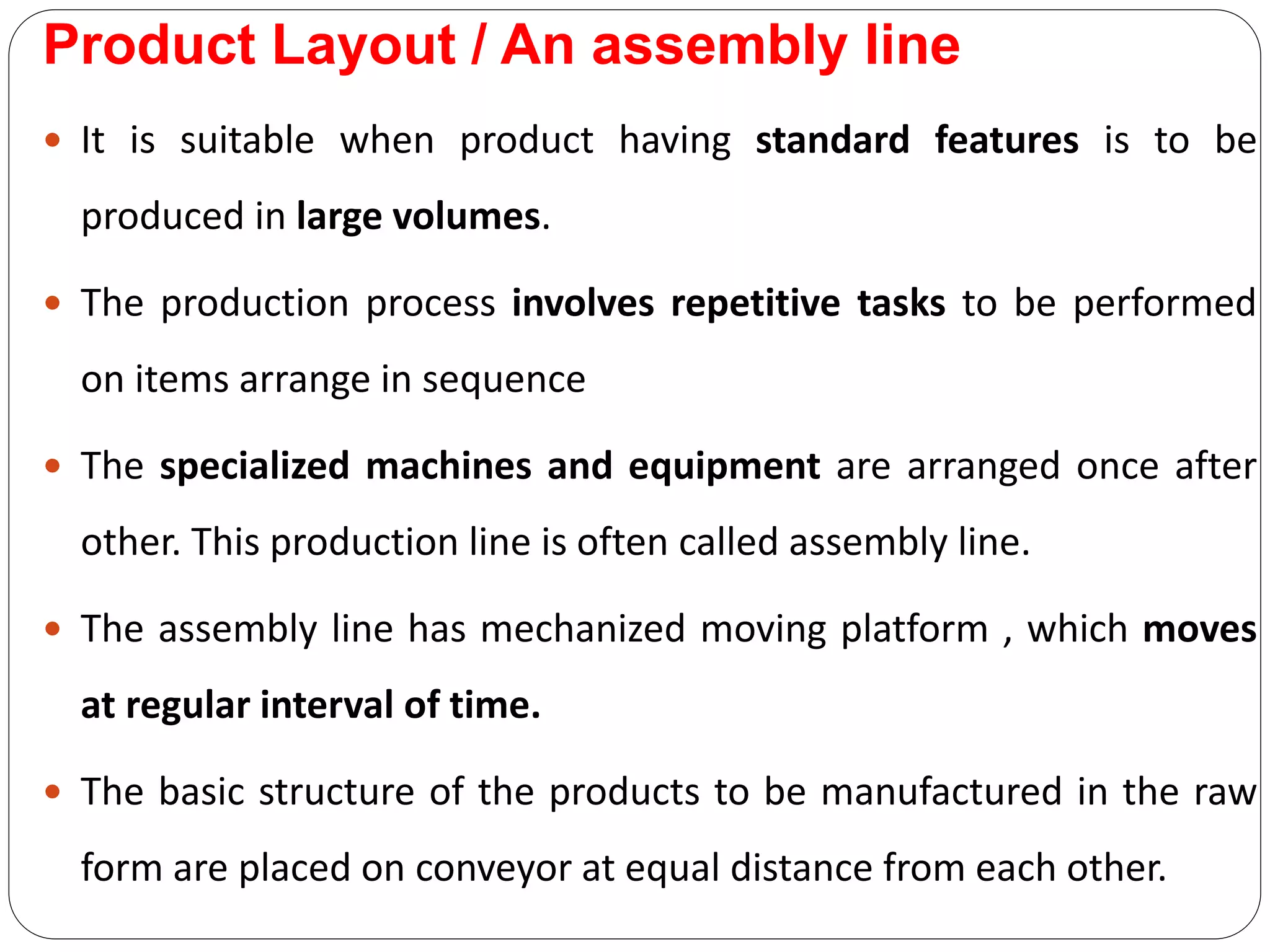 Facility Capacity & Layout Planning | PPTX