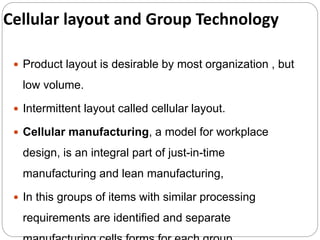 Facility Capacity & Layout Planning | PPTX