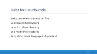 Pseudocode | PPTX