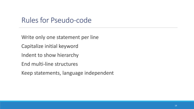 Pseudocode | PPTX