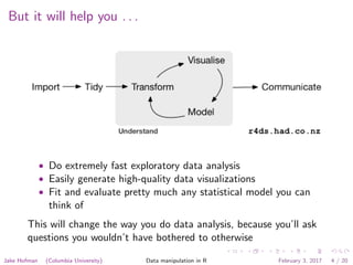 Modeling Social Data, Lecture 3: Data manipulation in R | PPT
