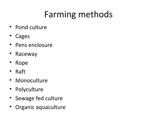 Lecture 3. farming methods | PPT