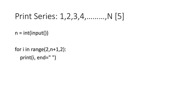 Lecture 3 1 Python Loop 1 Ewurc Ppt
