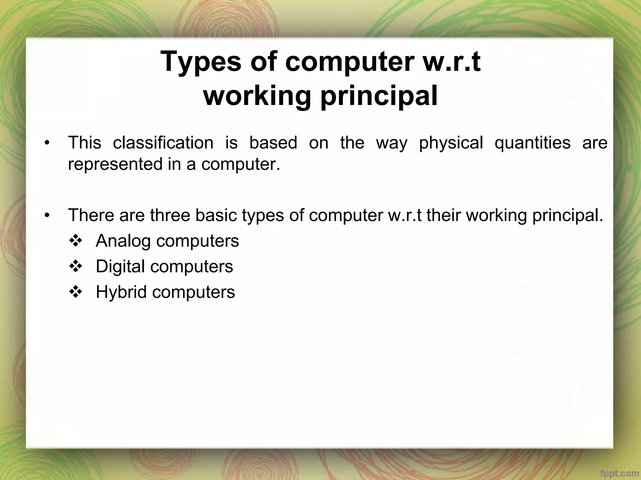 Introduction To Computers Lecture 3 Pptx Desktops Computing 8283