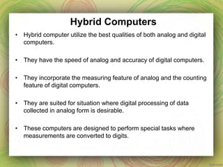 Introduction to Computers Lecture # 3 | PPTX