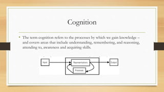 Cognition, information processing, perception and attention | PPT