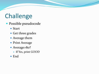 pseudocode and Flowchart | PPTX