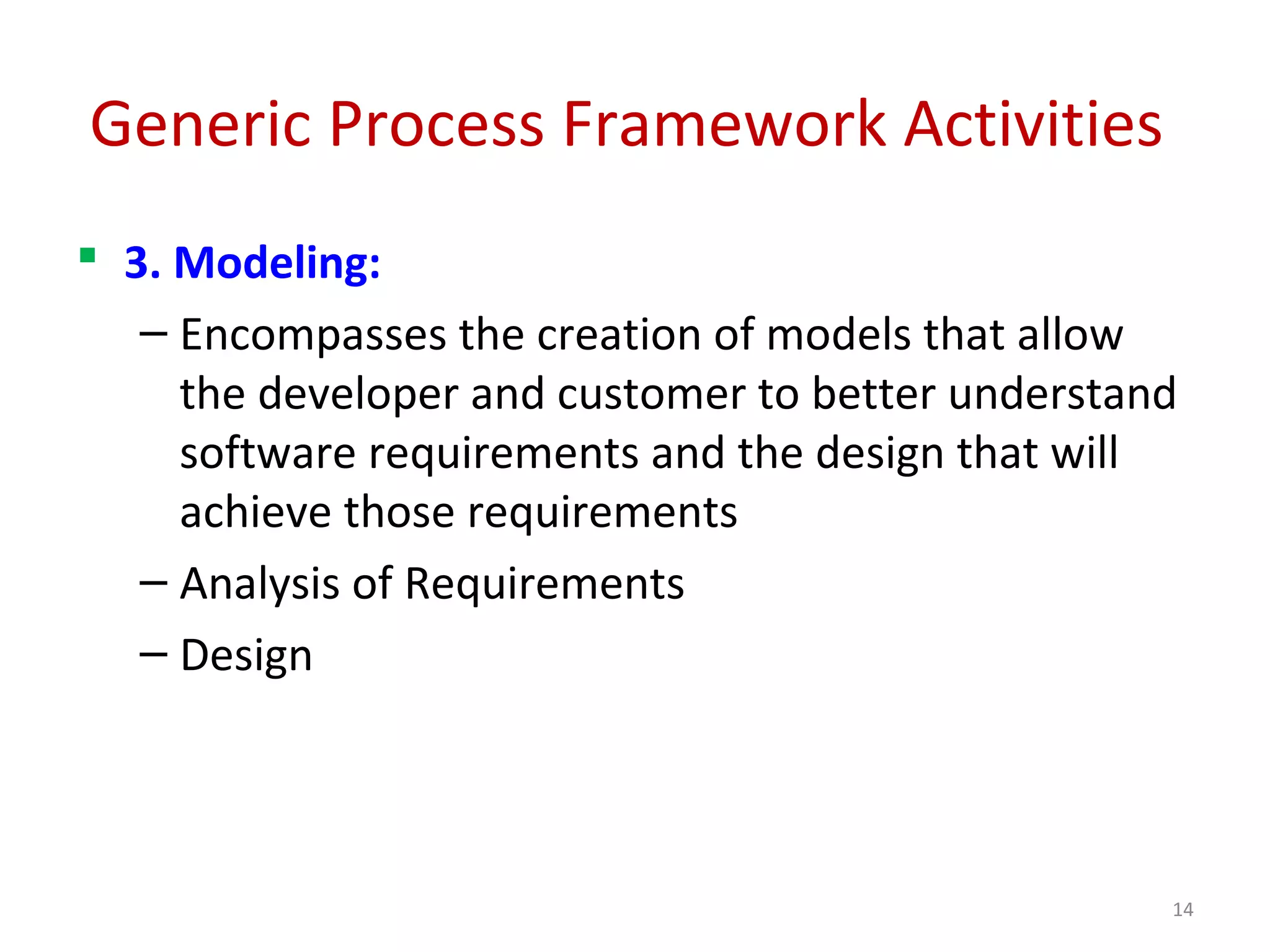 Software Engineering (Software Process: A Generic View) | PPT