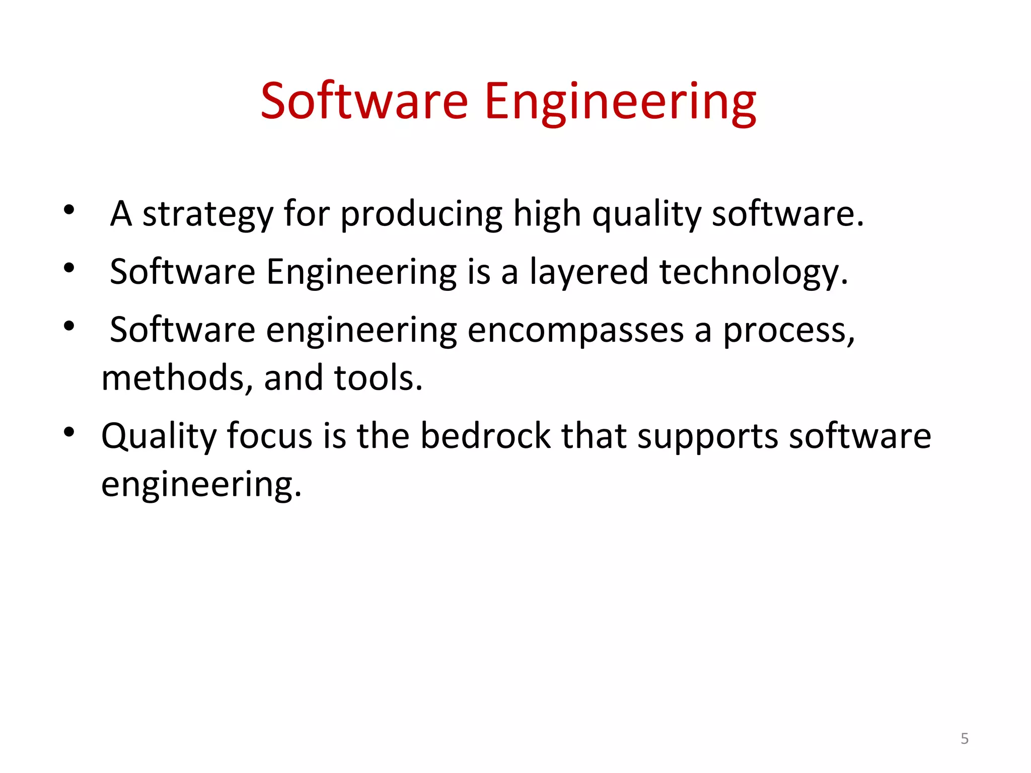 Software Engineering (Software Process: A Generic View) | PPT