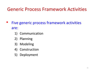 Software Engineering (Software Process: A Generic View) | PPT