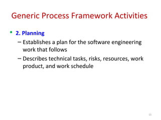 Software Engineering (Software Process: A Generic View) | PPT
