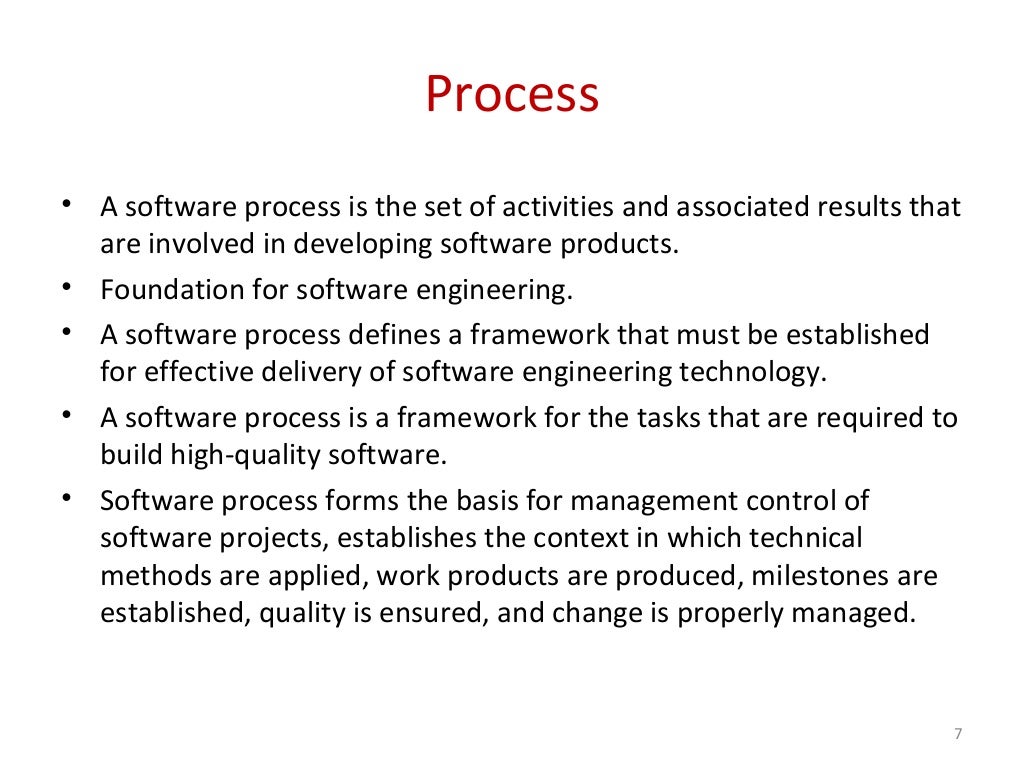 Software Engineering (Software Process: A Generic View)