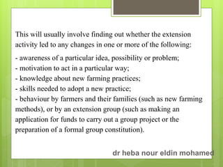 Extension Program Evaluation | PDF