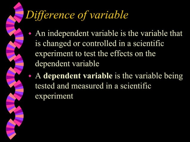 VARIABLES AND HYPOTHESES | PPTX