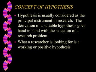 VARIABLES AND HYPOTHESES | PPTX