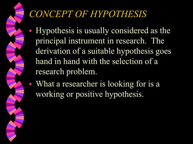 VARIABLES AND HYPOTHESES | PPTX