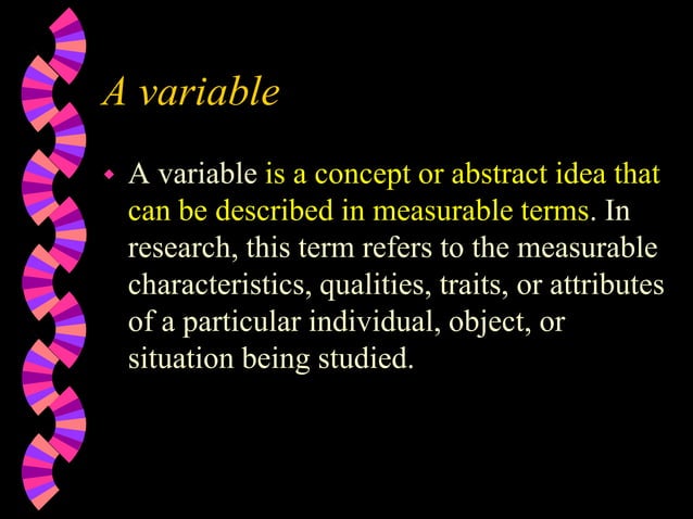 VARIABLES AND HYPOTHESES | PPTX