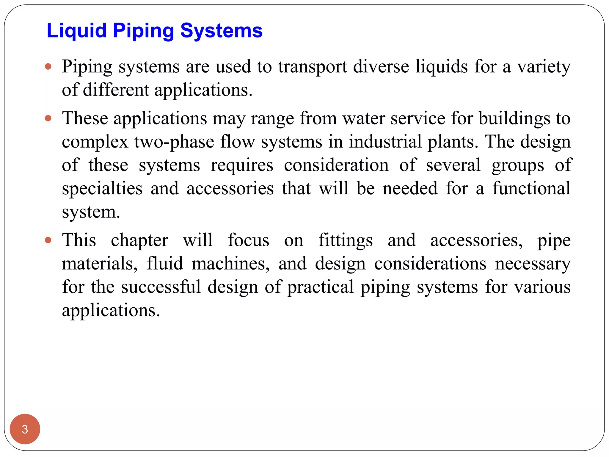 Liquid Piping Systems | PDF