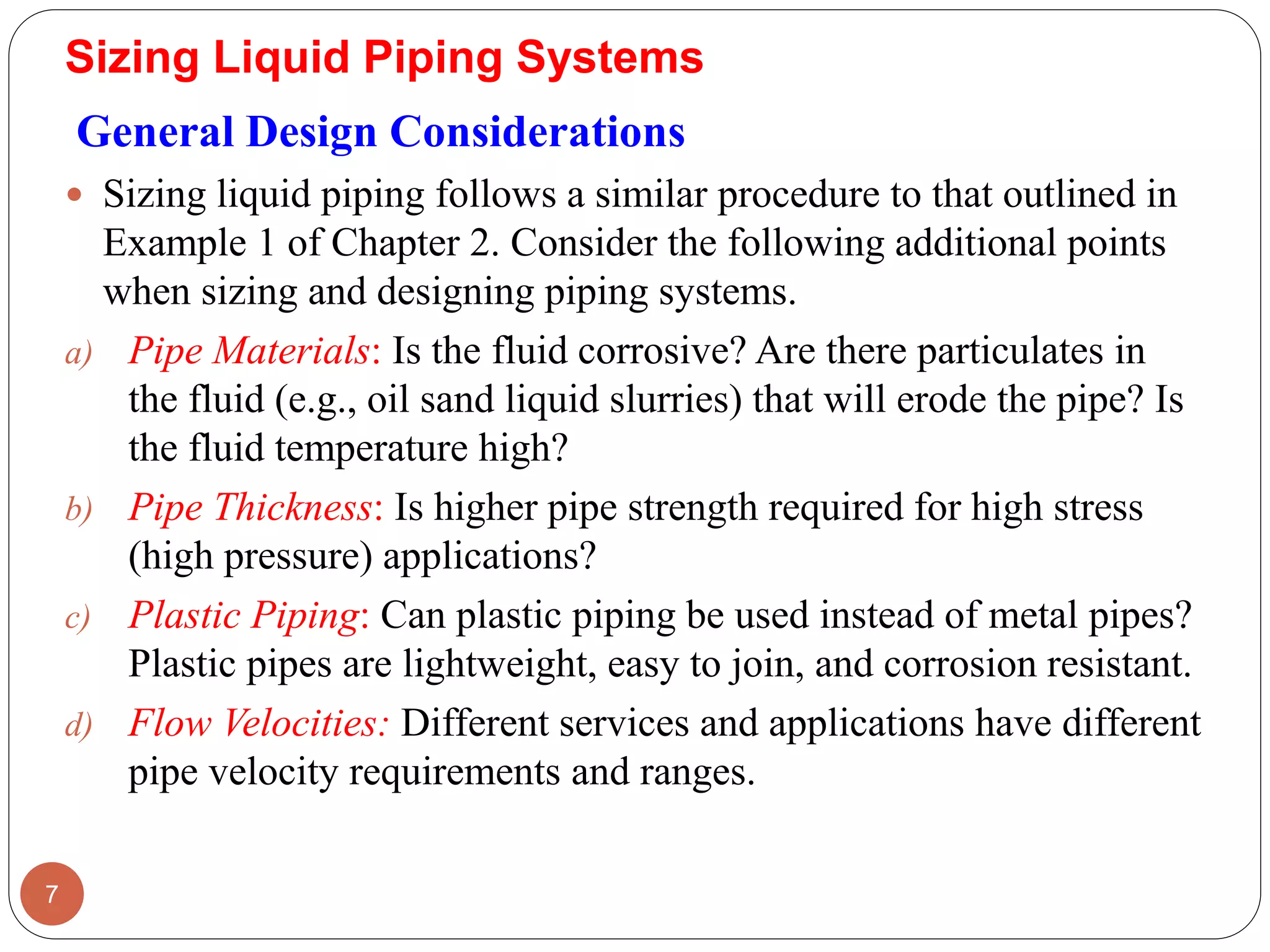 Liquid Piping Systems | PDF